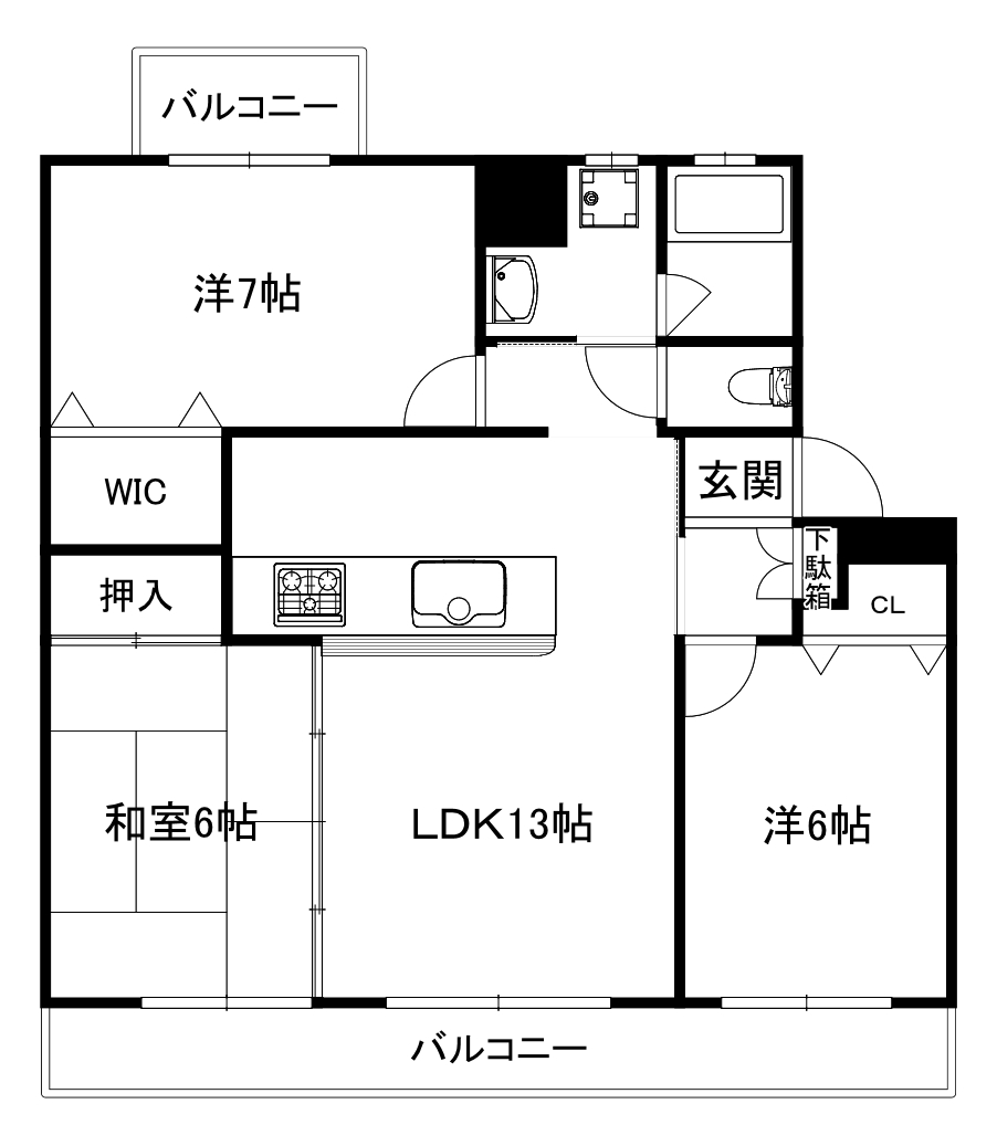 徳島市春日一丁目【メゾンサンテラス 3LDK】子育てしやすい1階端部屋に空きが出ました！ | 徳島市の賃貸・売買は八田不動産まで