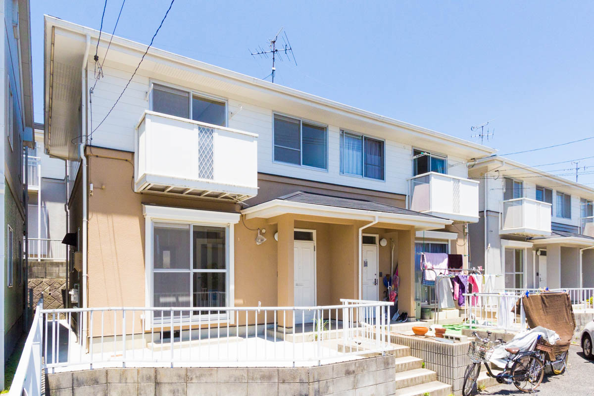 【賃貸】南区向洋新町 3LDKの駐車場付き無料 テラスハウス「メゾネットTK C棟 1‐2」 | 天宝商事株式会社 アパマンショップ海田店