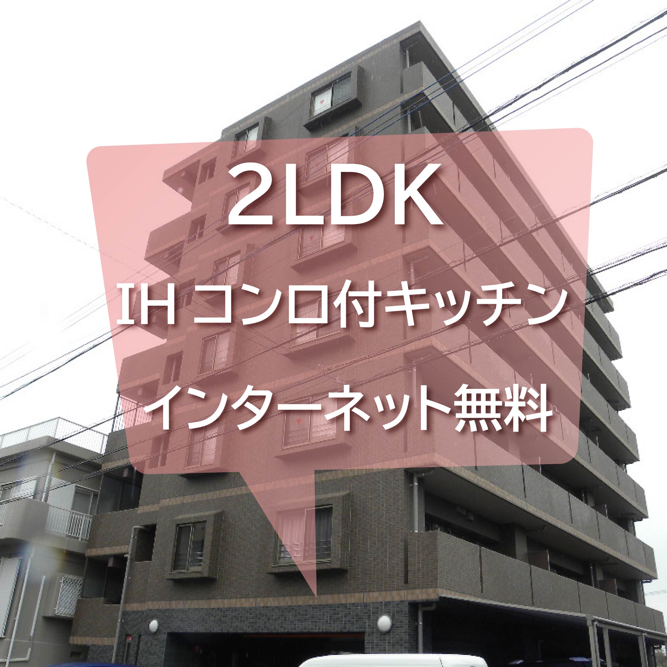 【新着】宮崎市祗園2丁目の2LDKのIHコンロ付きのカウンターキッチン「Asteria祗園」 | 株式会社アンティ