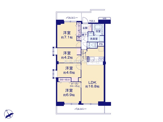5LDK リノベライオンズMS 三郷駅徒歩4分 三郷市早稲田3－1－2 3190万円 陽当り良好 | 三郷・吉川 不動産ナビ